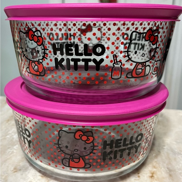 Pyrex | Kitchen | Hello Kitty Pyrex Dishes | Poshmark